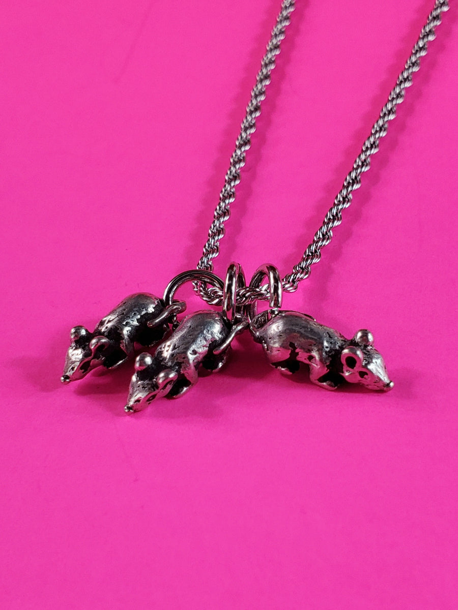 Rat Trio Necklace | Naked City Clothing