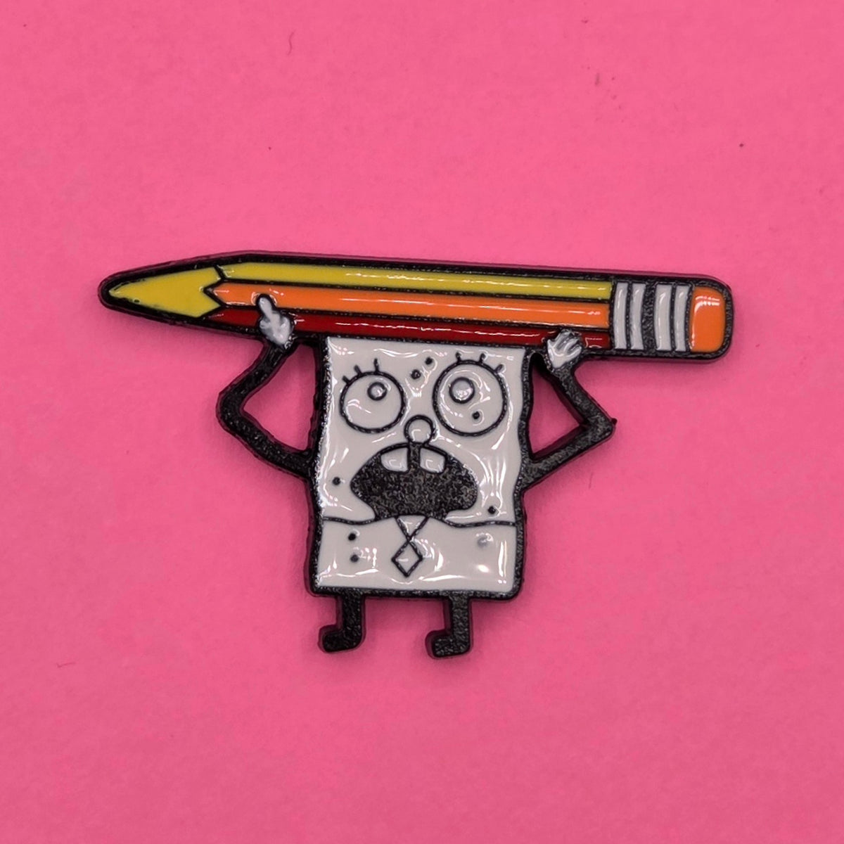 DoodleBob Enamel Pin | Naked City Clothing