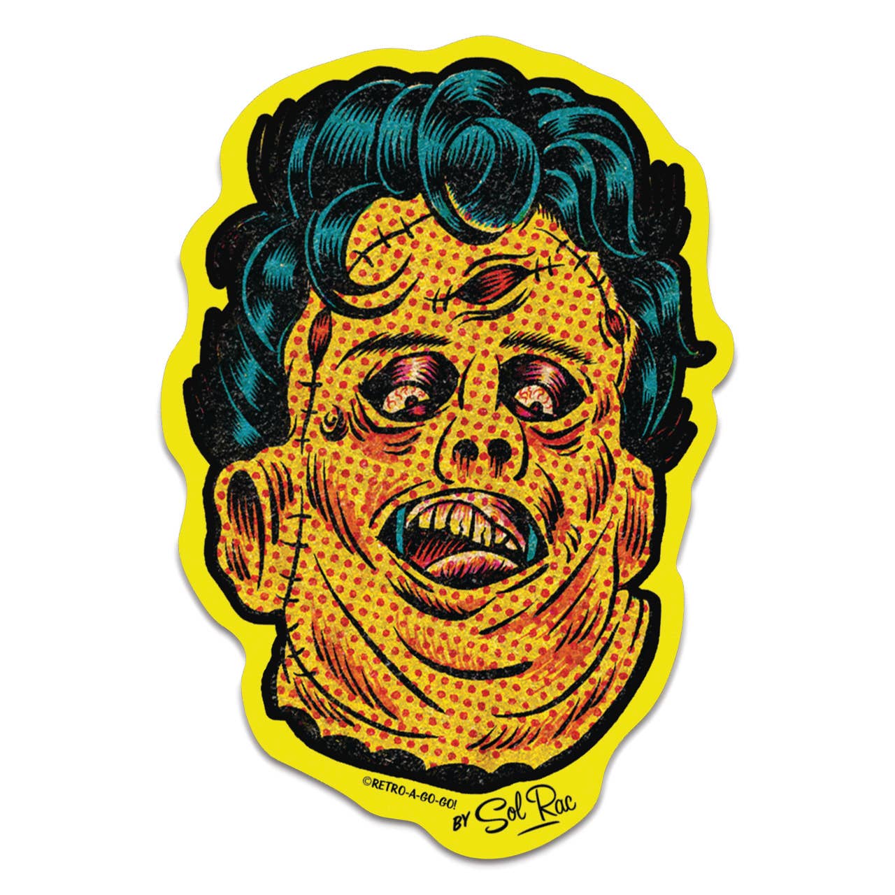 Leatherface Sticker | Naked City Clothing