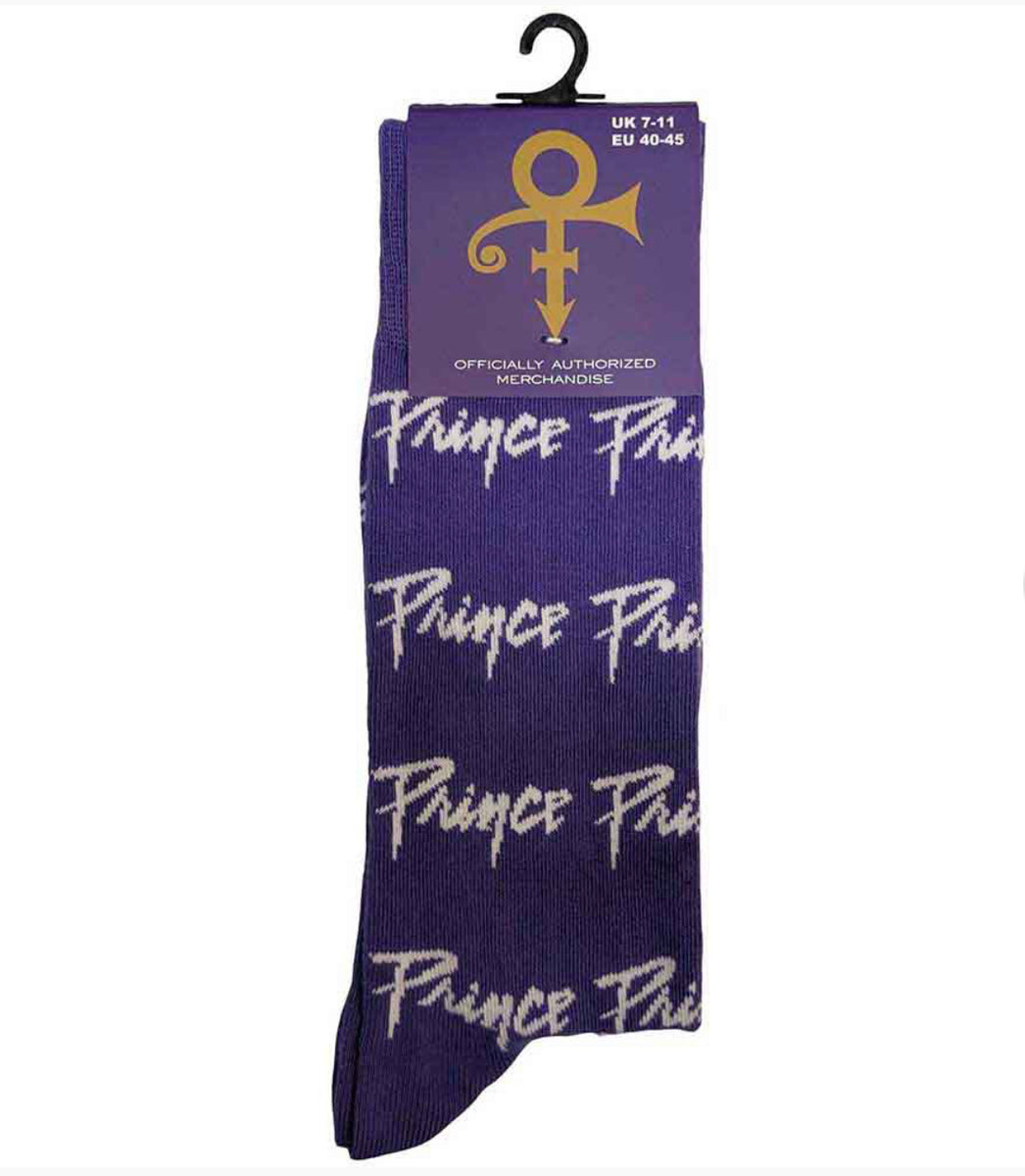 Prince “Purple Rain” Crew Socks | Naked City Clothing