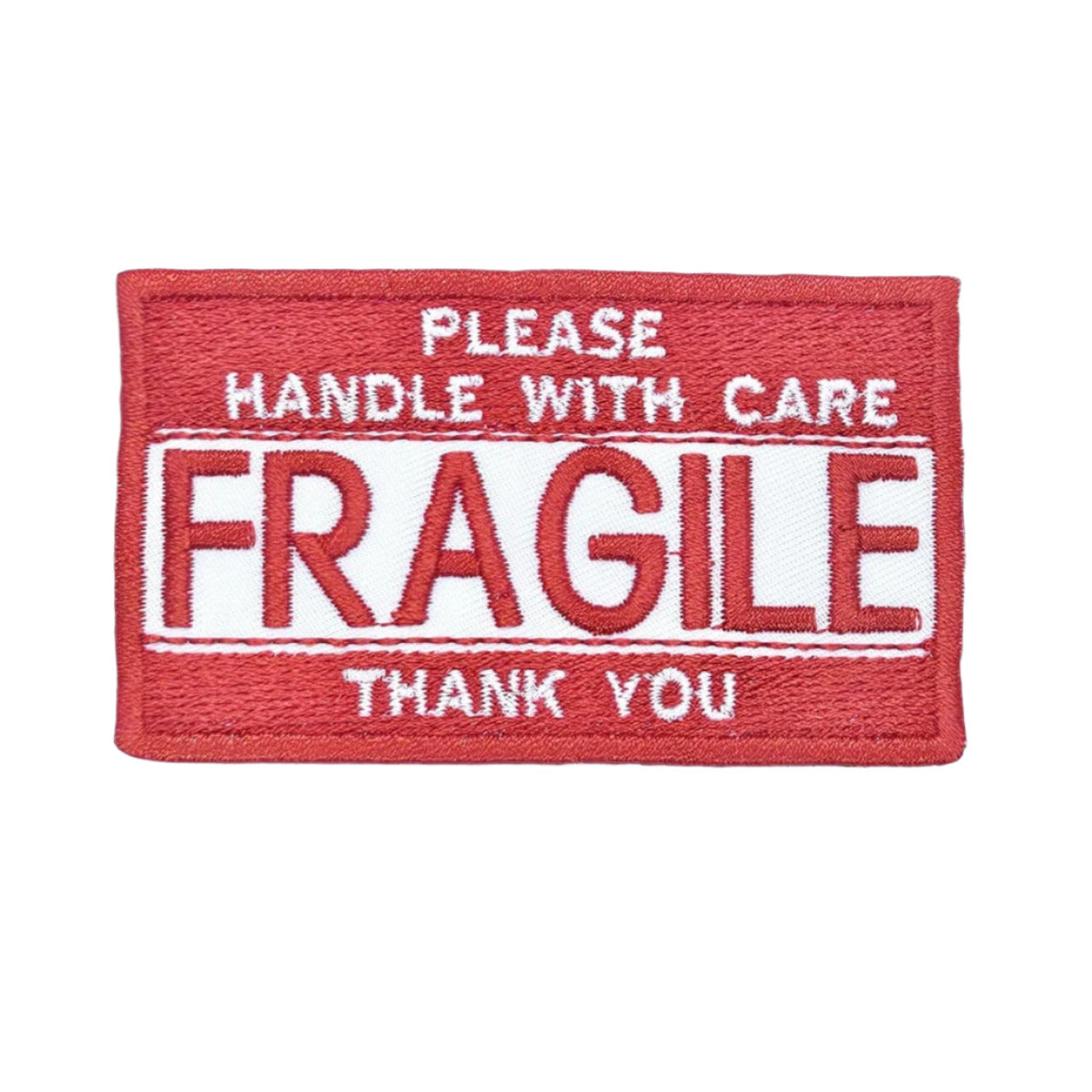 Fragile: Handle with Care Patch | Naked City Clothing