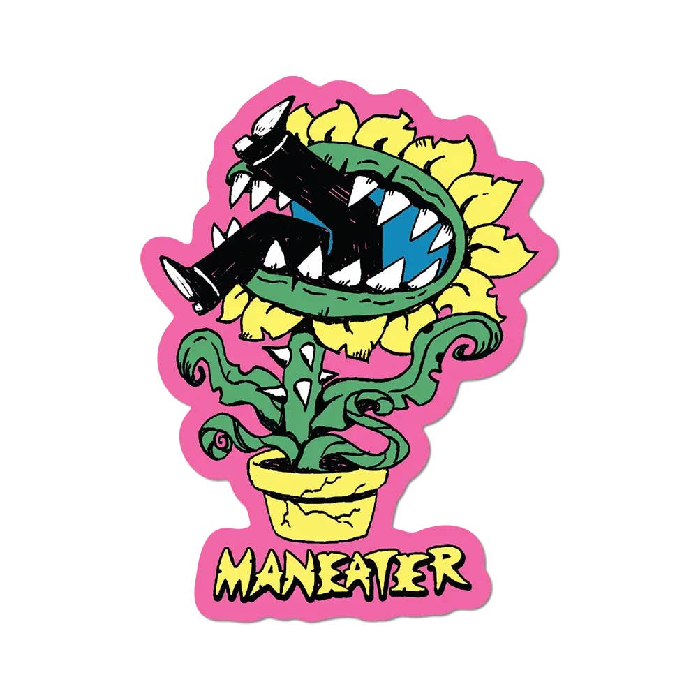 “Maneater” Plant Sticker | Naked City Clothing