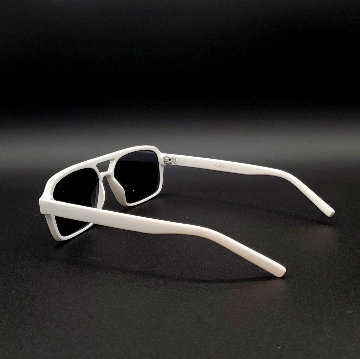 White Aviator Sunglasses | Naked City Clothing