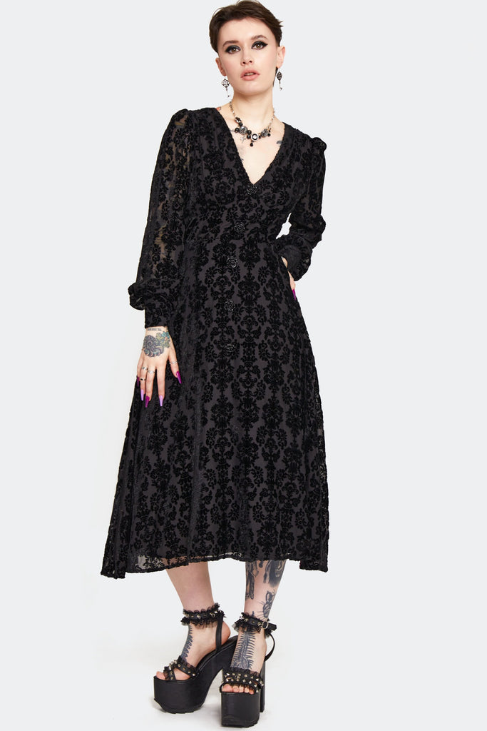 Devore Velvet Dress | Naked City Clothing