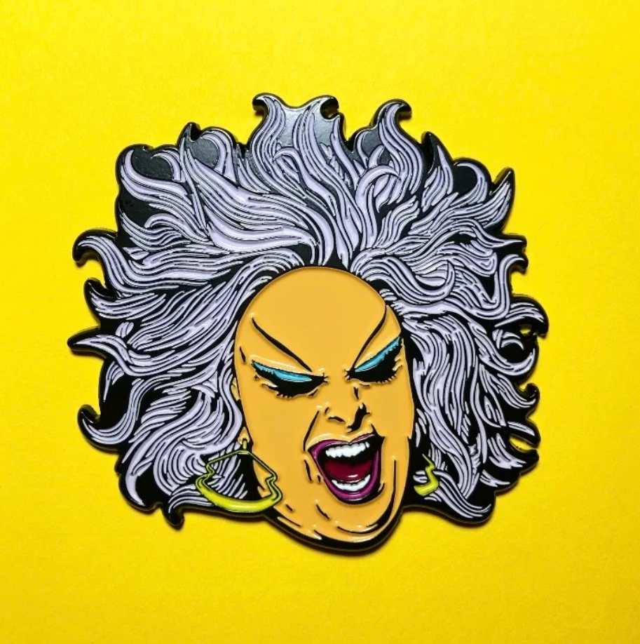 Divine Enamel Pin | Naked City Clothing