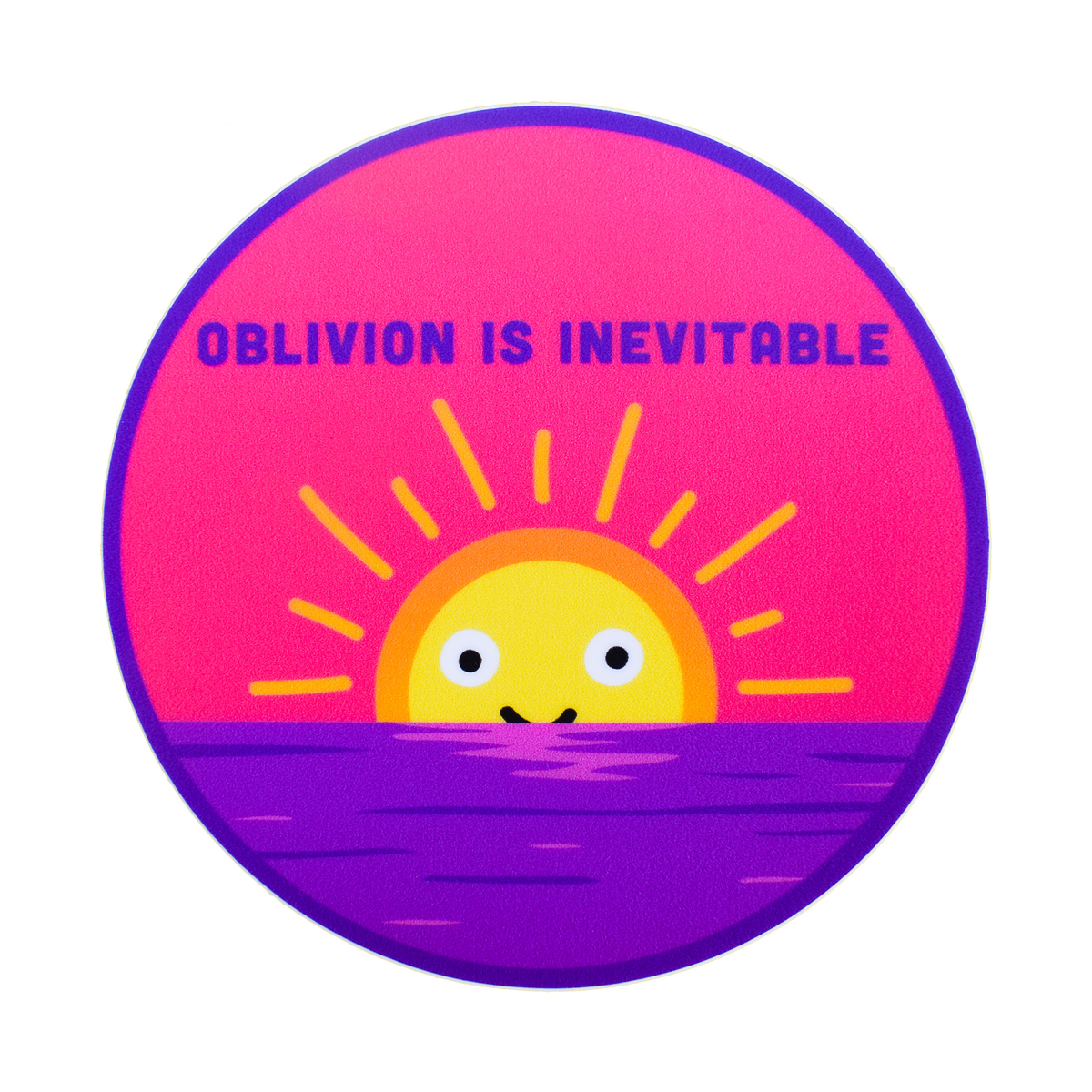 Oblivion Is Inevitable Sticker | Naked City Clothing
