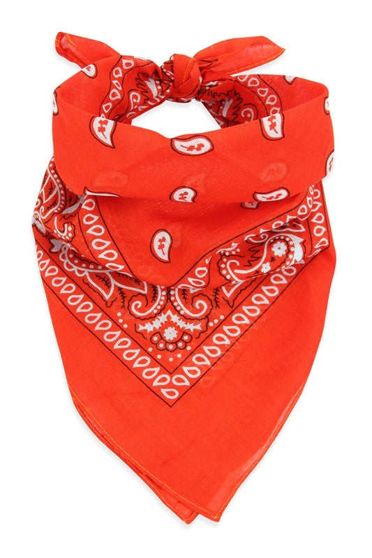 Classic Orange Bandana | Naked City Clothing