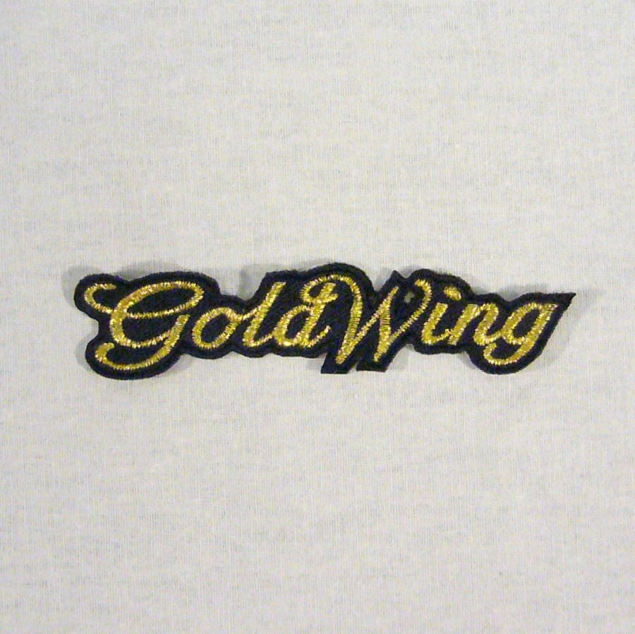 Gold Wing Patch – Naked City Clothing